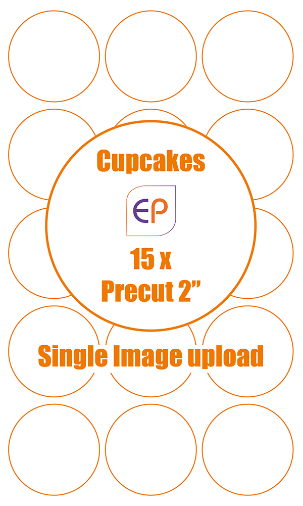 Cupcake Printed Toppers: Personalised Edible Designs – Edible Prints Ltd